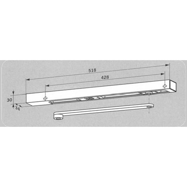 Able Doors - Overhead Closers > Accessories > Slide Arm & Channels ...